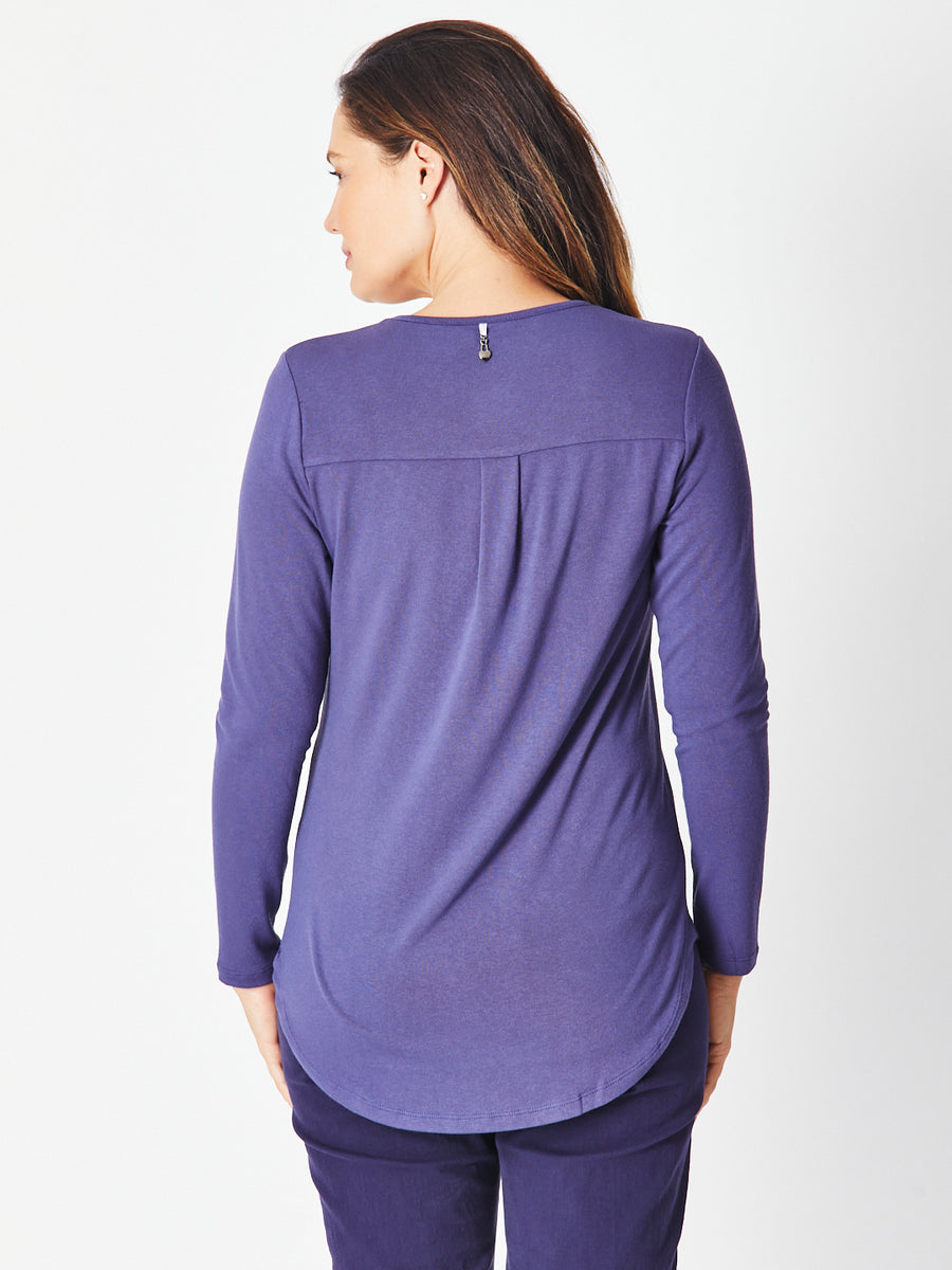 V Long Sleeve Core Top - Lavender 18109- S – WD Designs Wholesale