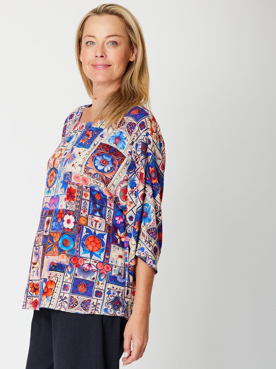 Summer Ease Top- Royal -31377 – WD Designs Wholesale