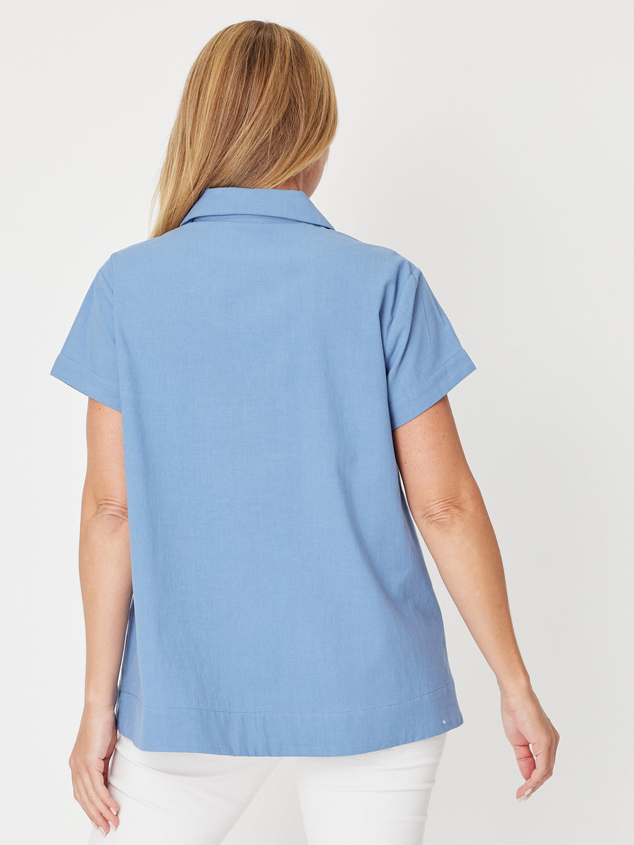 Vicky Core Top - Blue - 31413 – WD Designs Wholesale
